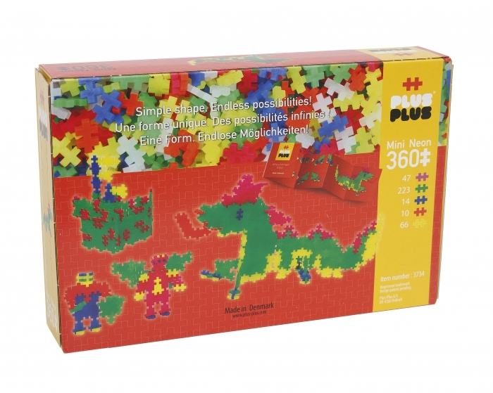Plus Plus: Mini Neon Dragon (360) - Byggleksaker.se