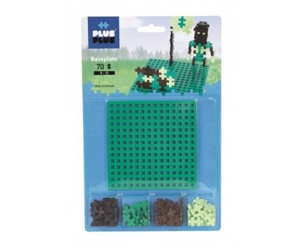 Plus Plus: Bottenplatta och Mini Basic Camouflage (70) - Byggleksaker.se